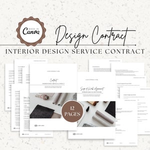 DESIGN CONTRACT I Interior Design Service Contract | Scope of Work ...