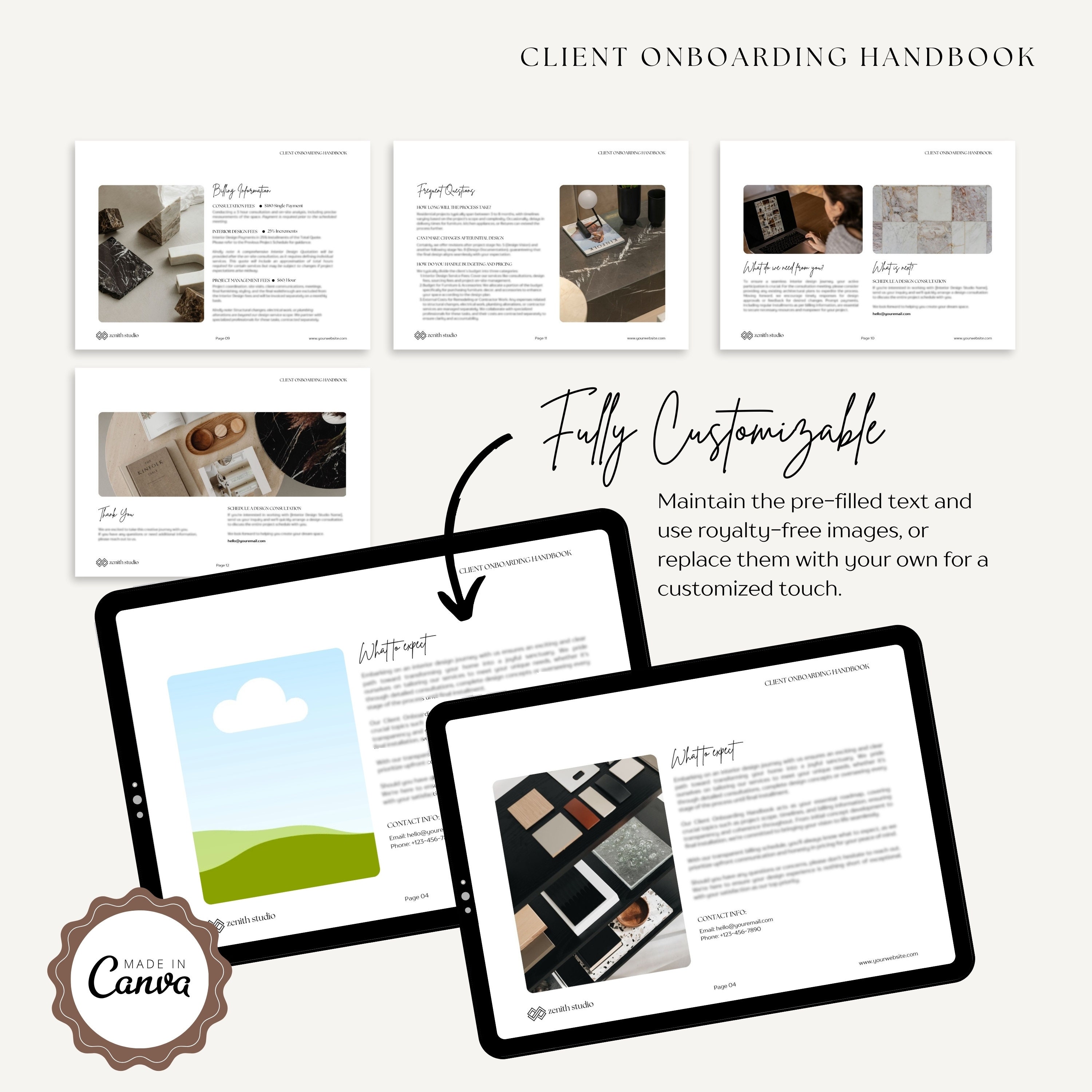 WELCOME GUIDE I New Client Service Guide Client Onboarding Template ...