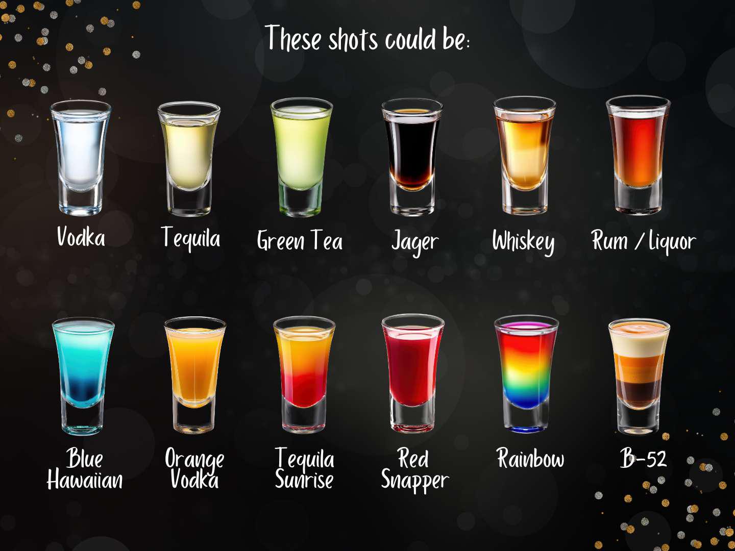 17 Party Shot Pngs - Popular & Festive Shots Clipart for Digital ...