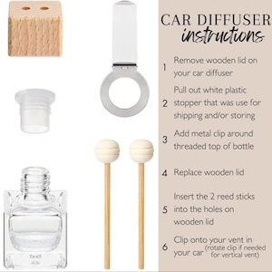 Car Essential Oil Reed Diffuser Vent Clip - Etsy