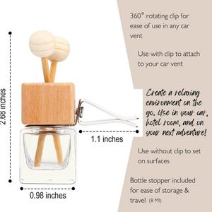 Car Essential Oil Reed Diffuser Vent Clip - Etsy