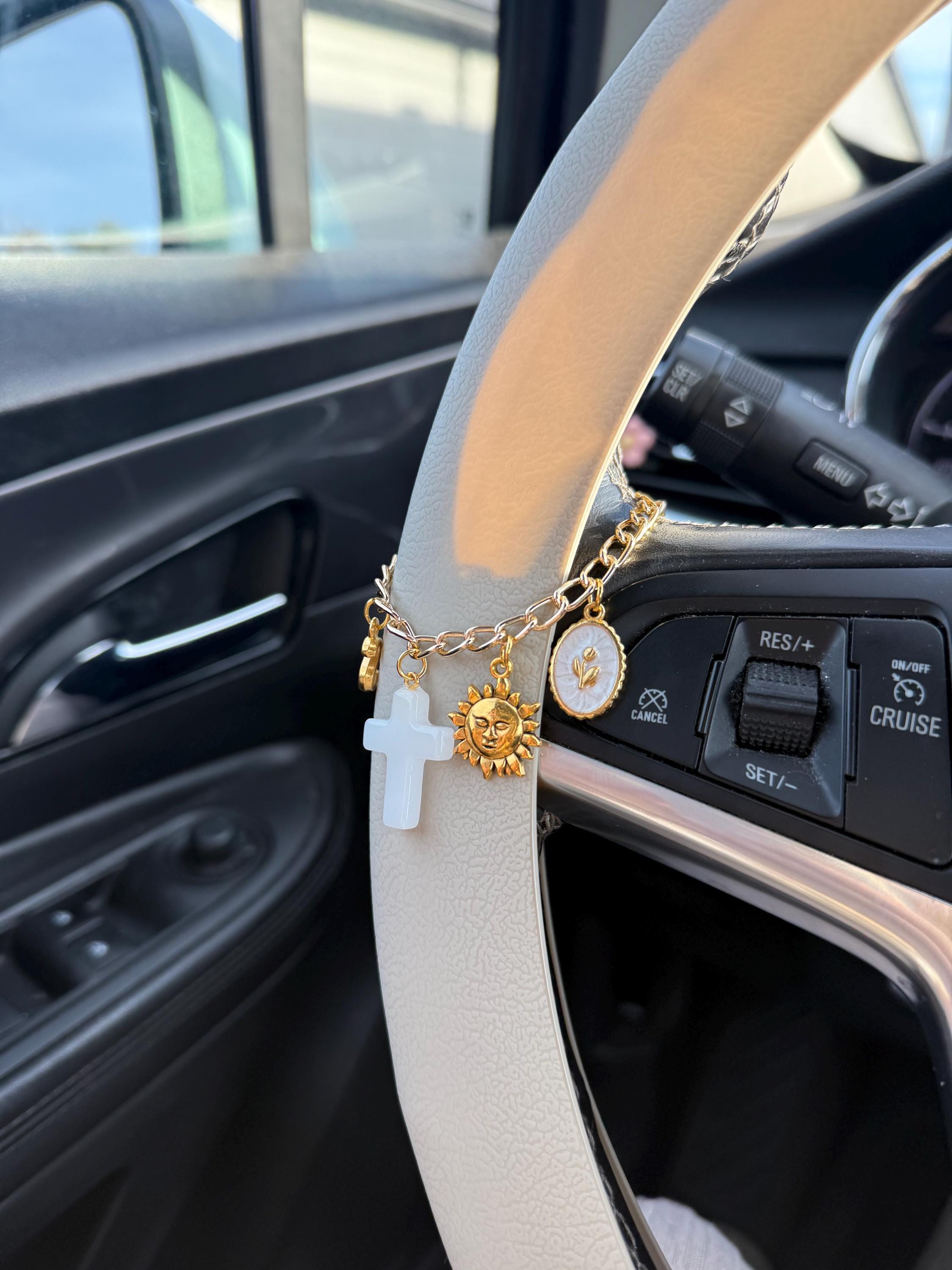 Build-a-charm Accessory | Custom Steering Wheel Chain | Gold or Silver ...