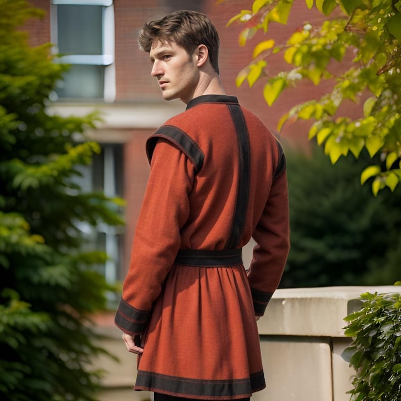 Traditional Slavic Men's Tunic | Renaissance Rustic Medieval Costume ...
