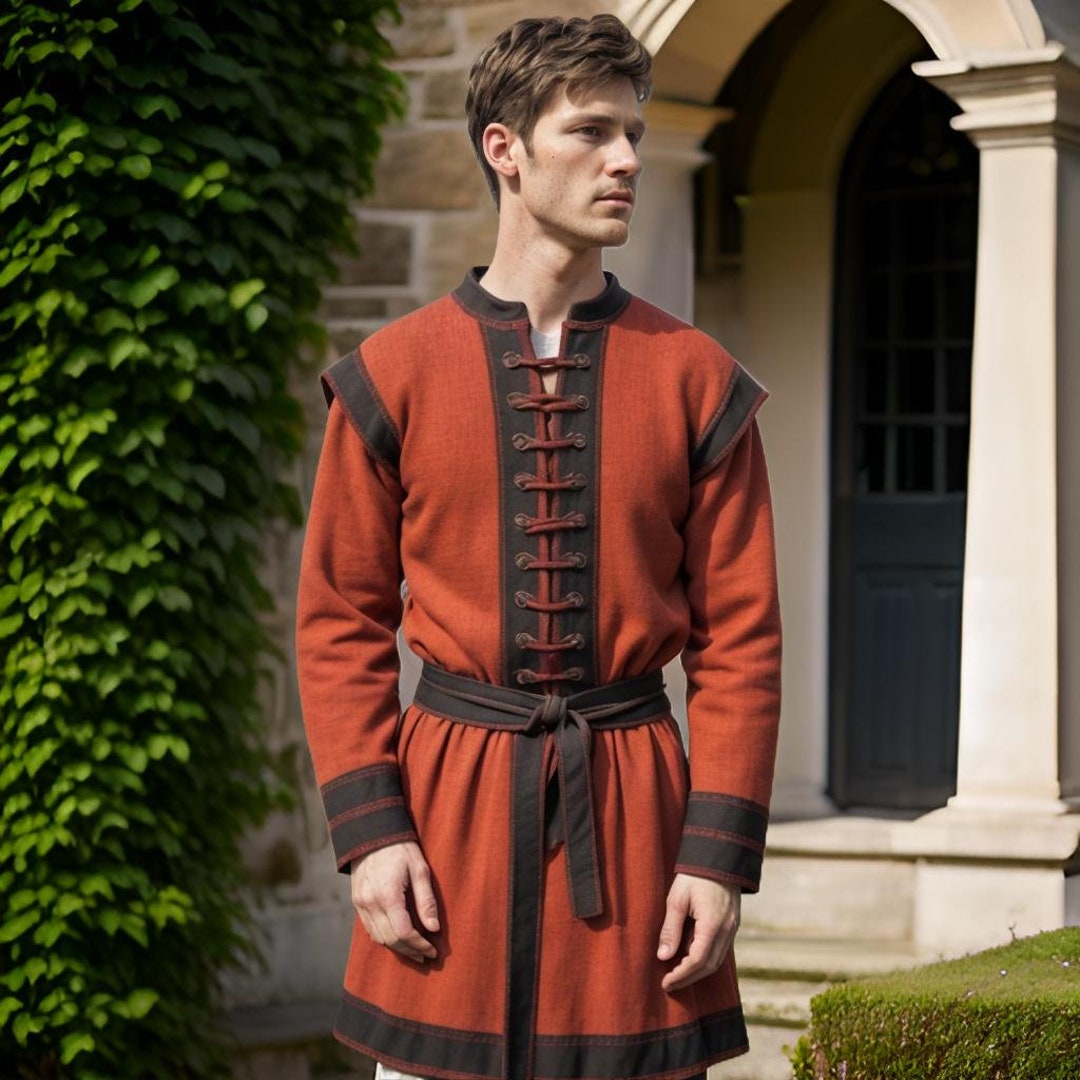 Traditional Slavic Men's Tunic | Renaissance Rustic Medieval Costume ...