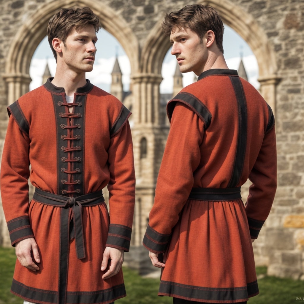 Traditional Slavic Men's Tunic | Renaissance Rustic Medieval Costume ...