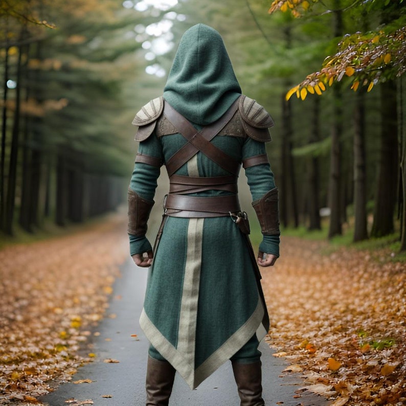 Men's Ranger Warrior Costume | Medieval Fantasy Renaissance Outfit ...