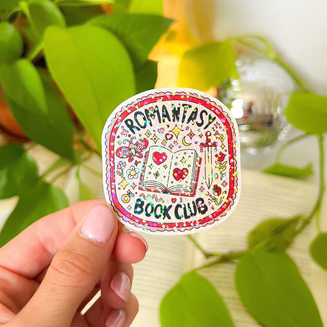 Romantasy Book Club Sticker for Book Lovers, Sticker for Laptop, for ...