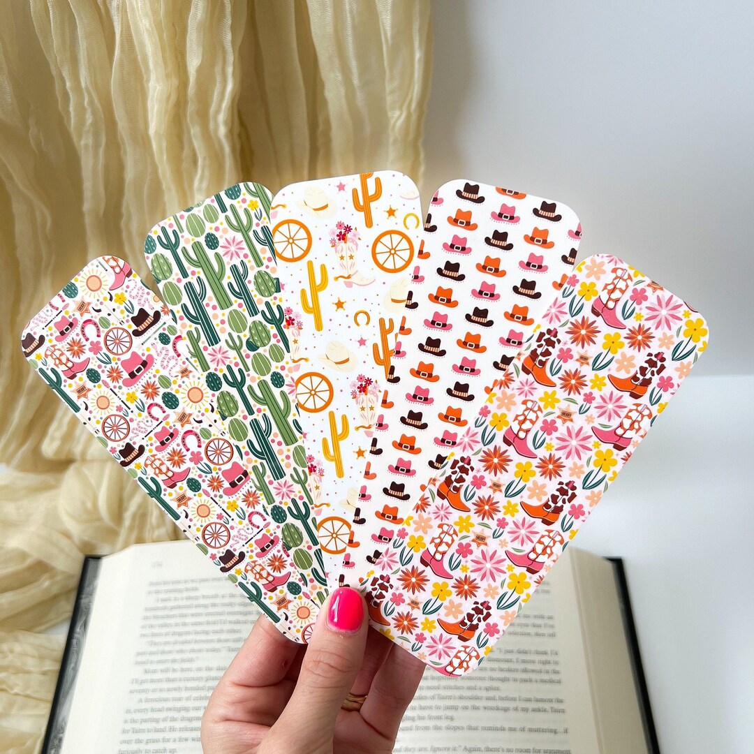 Cowboy Bookmark, Cowgirl Bookmark, Western Bookmark, Cowboy Romance ...
