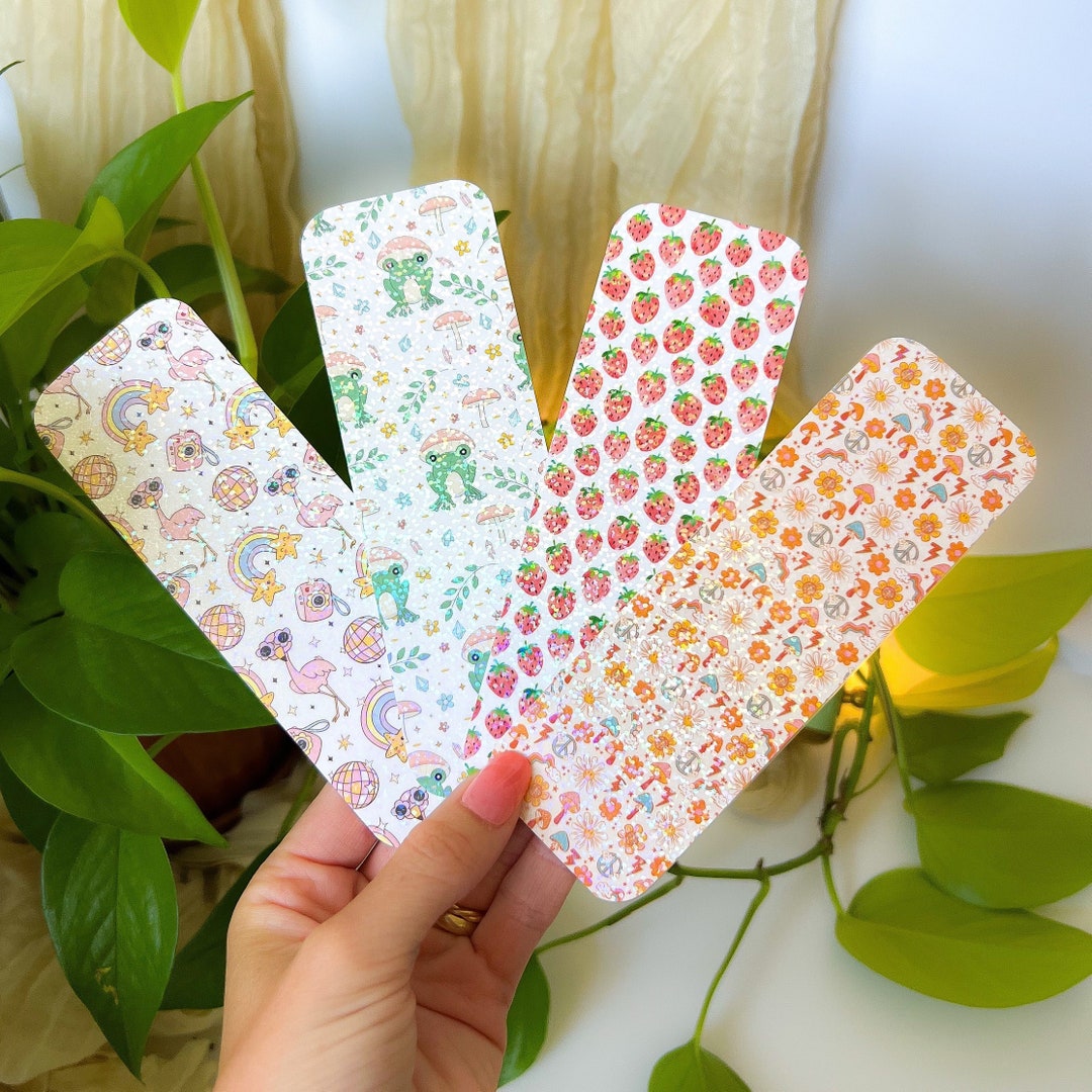 Holographic Bookmarks for Book Lovers, Book Accessories, Frog Bookmark ...