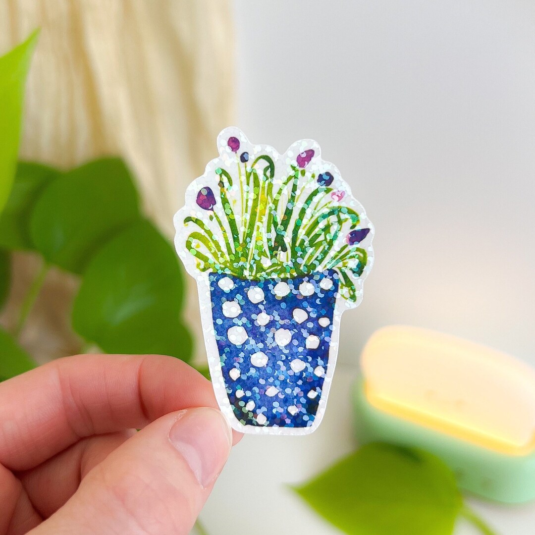 Plant Sticker | Gift for Plant Lovers, Plant Mom Sticker, Laptop Decal ...