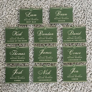 Personalized Groomsman Whiskey Bottle Label - Custom Wedding Party Gift ...