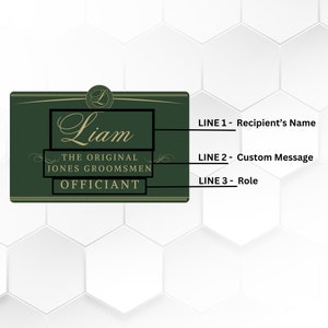 Personalized Groomsman Whiskey Bottle Label - Custom Wedding Party Gift ...