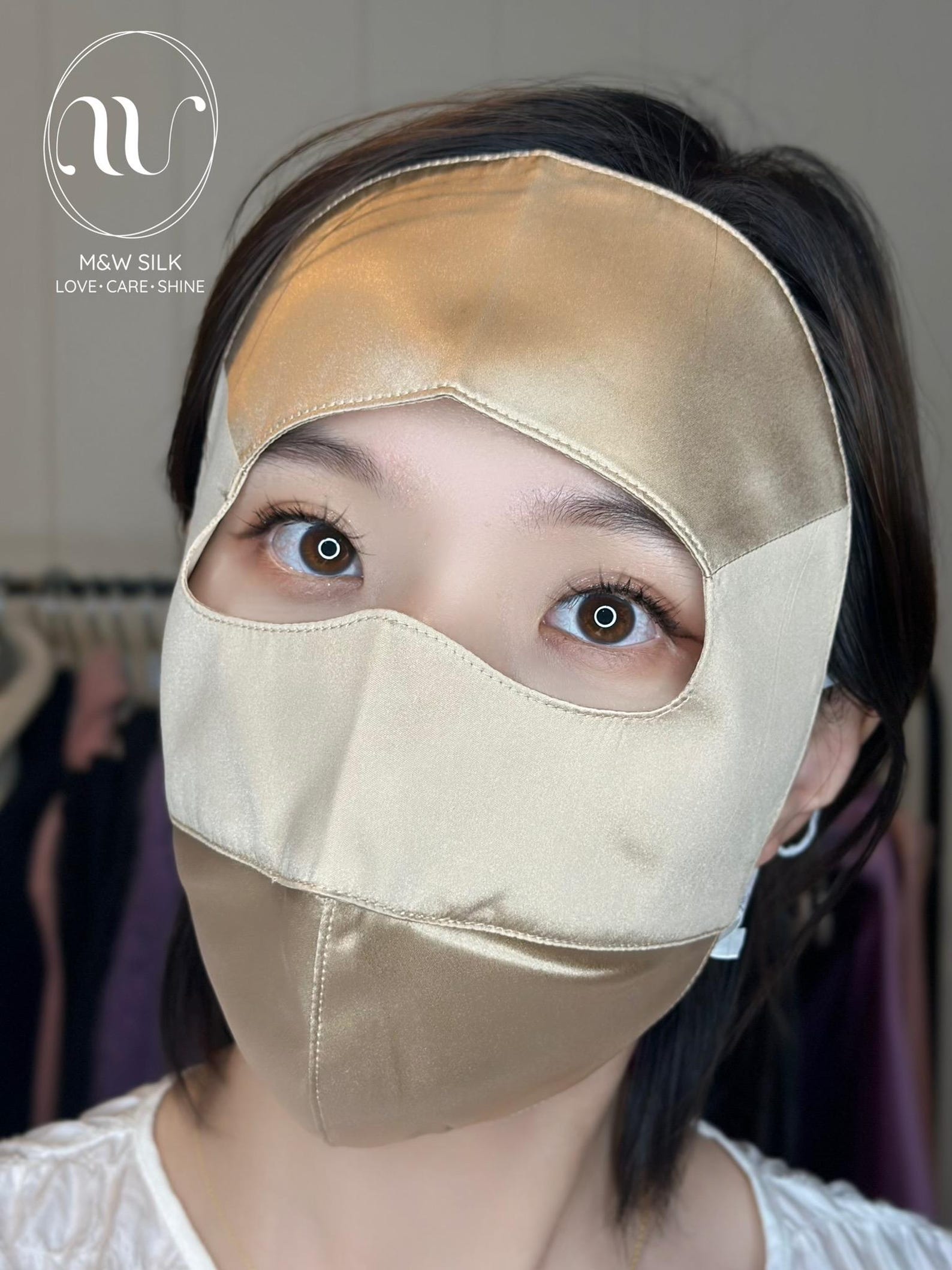 Mulberry Silk Face Mask, Full UV Protection, Hydrating Cooling Mask - Etsy