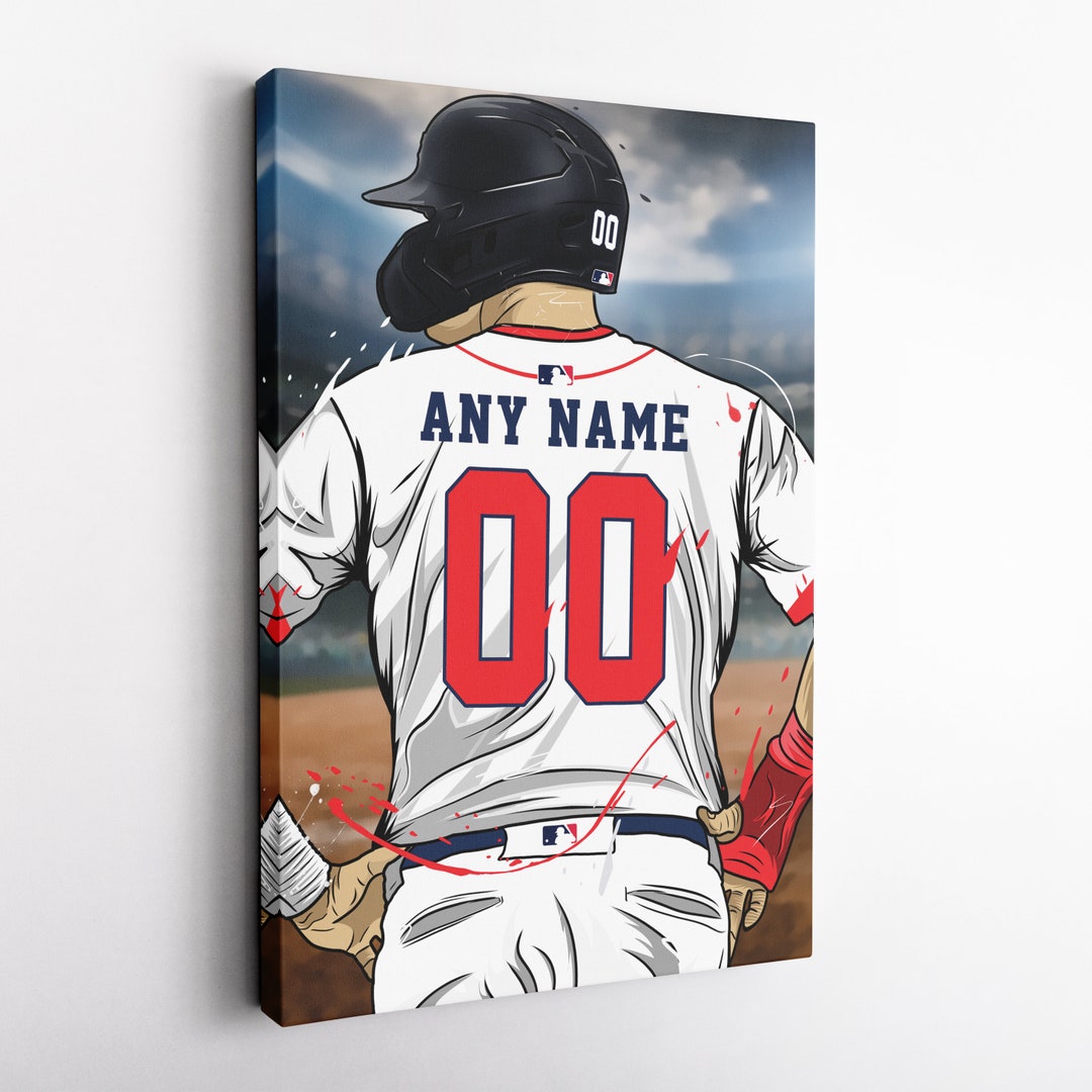 Atlanta Braves Jersey MLB Personalized Jersey Custom Name and Number ...