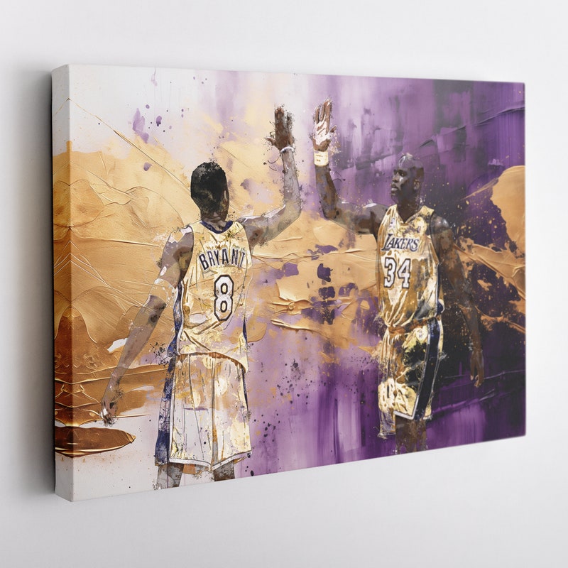 Lakers Canvas - Etsy