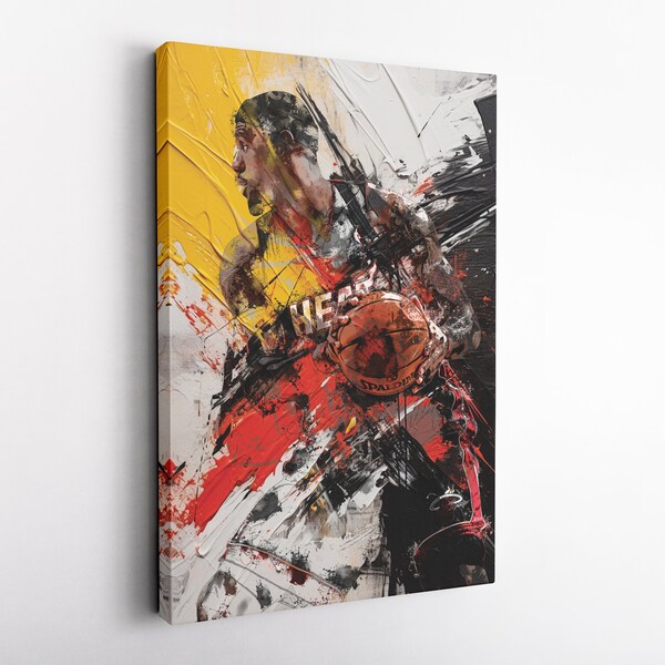 Lebron Painting - Etsy