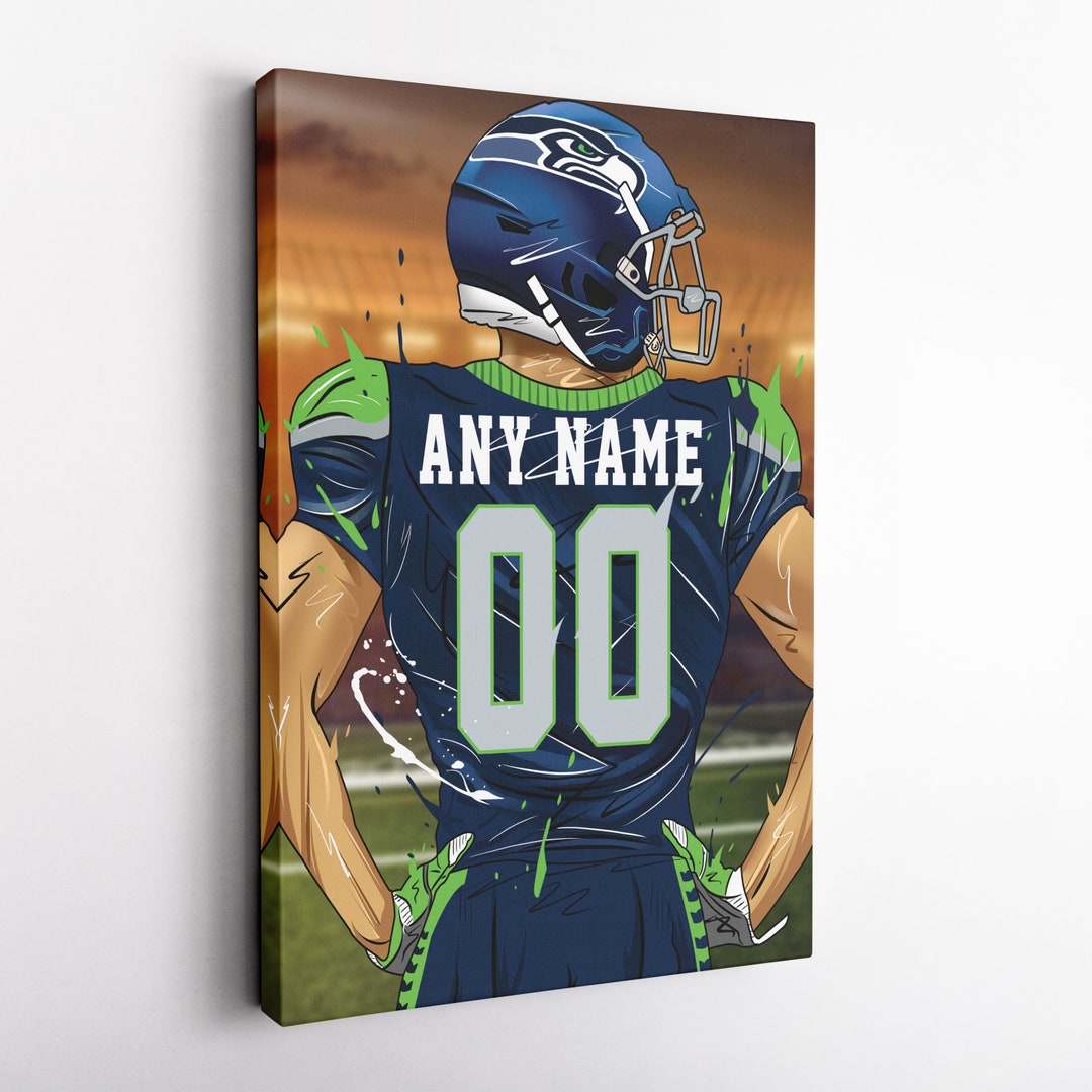 Seattle Seahawks Jersey Personalized Jersey NFL Custom Name and Number ...