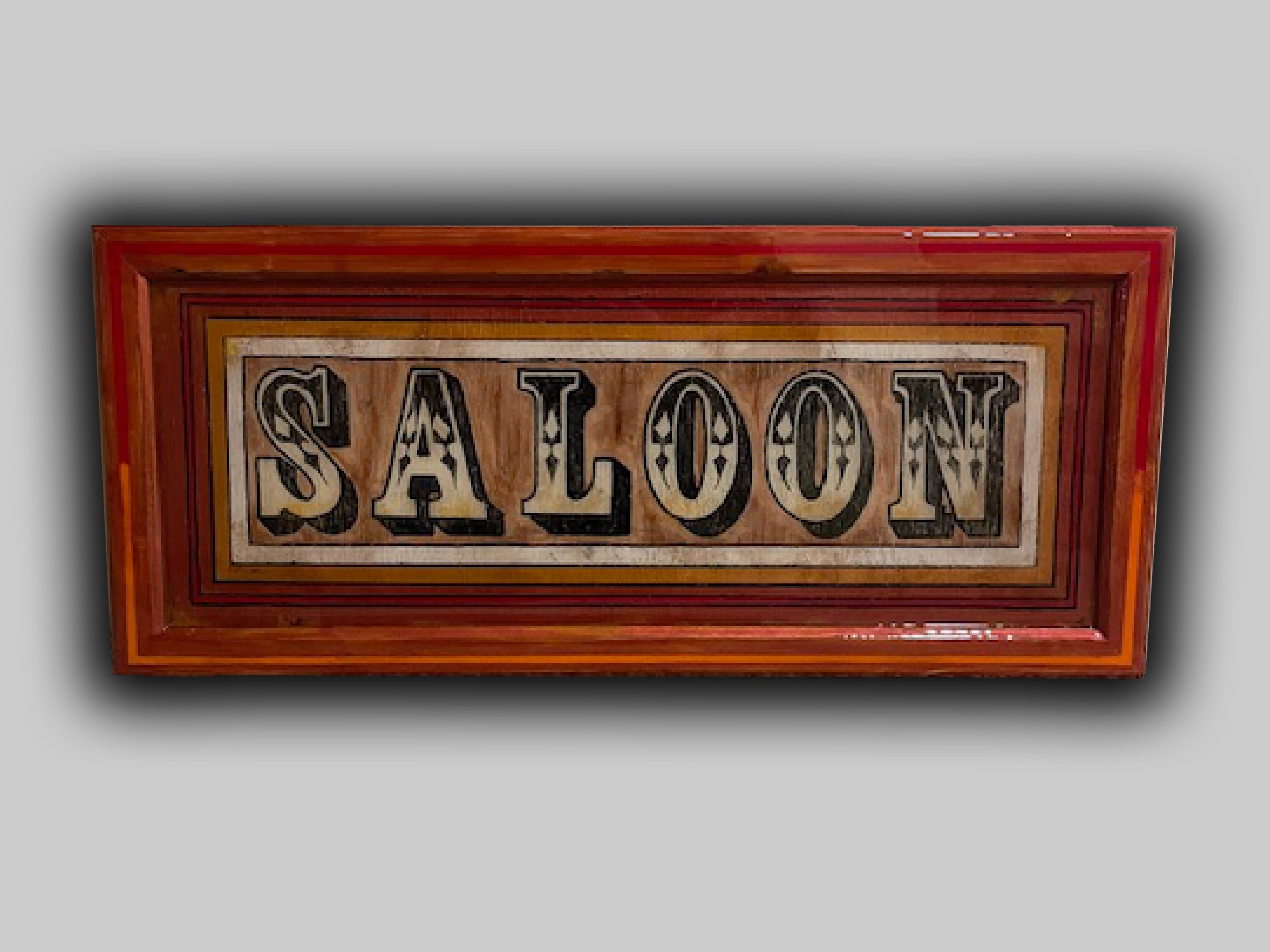Rustic Saloon Sign, Bar & Lounge Sign, Tavern Wall Art, Western Saloon ...