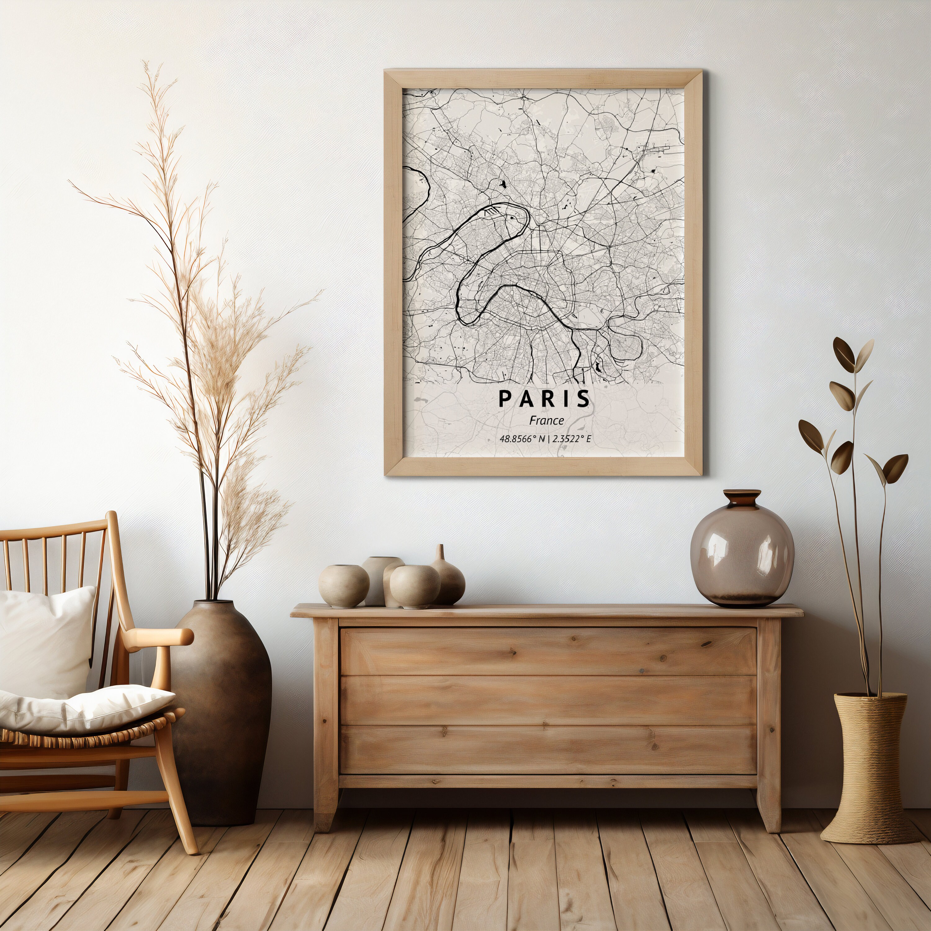 Custom City Map Digital Prints Map Print Wall Art City Map Prints Set ...
