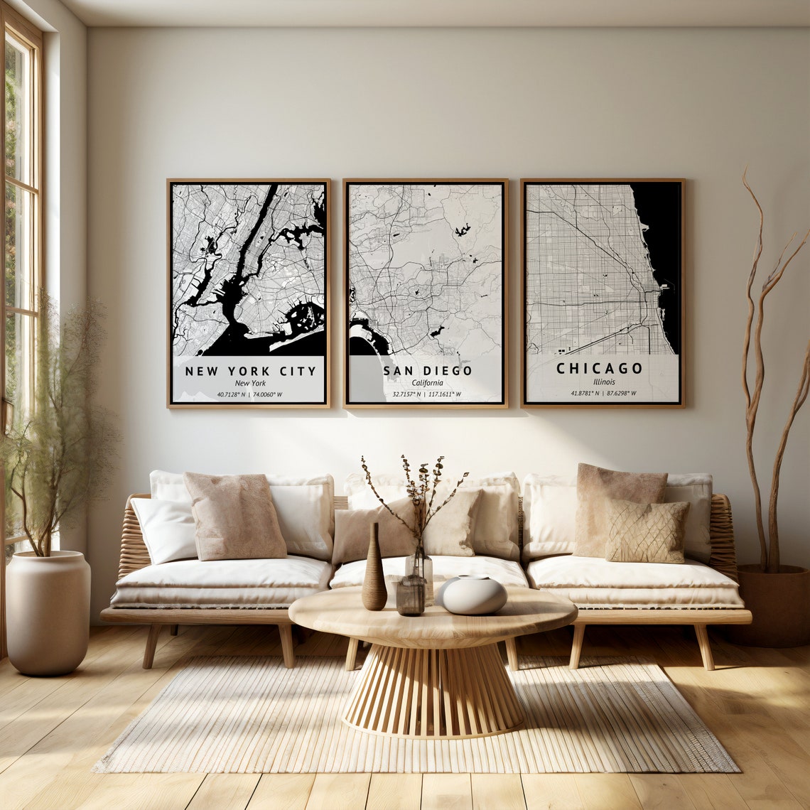Custom City Map Digital Prints Map Print Wall Art City Map Prints Map ...