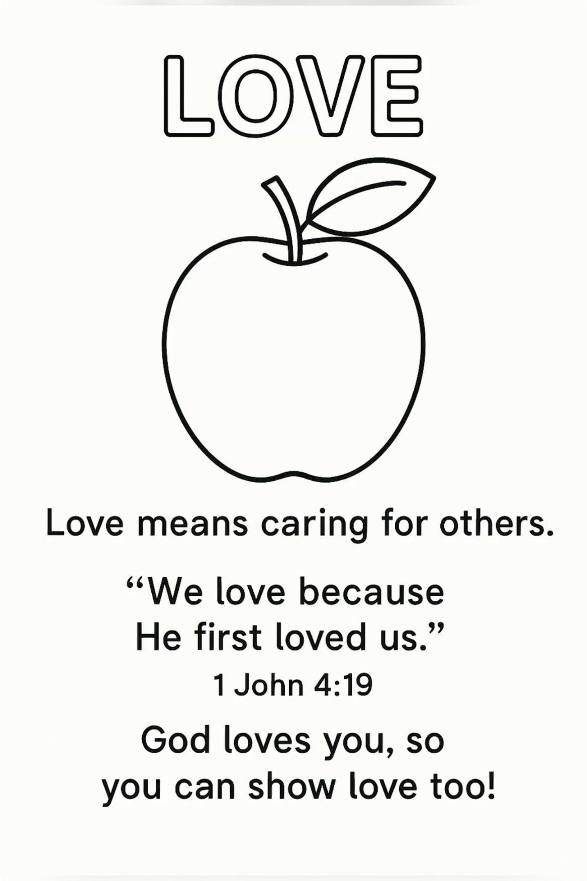 Fruits of the Spirit Coloring Pages & Activity Book for Kids ...