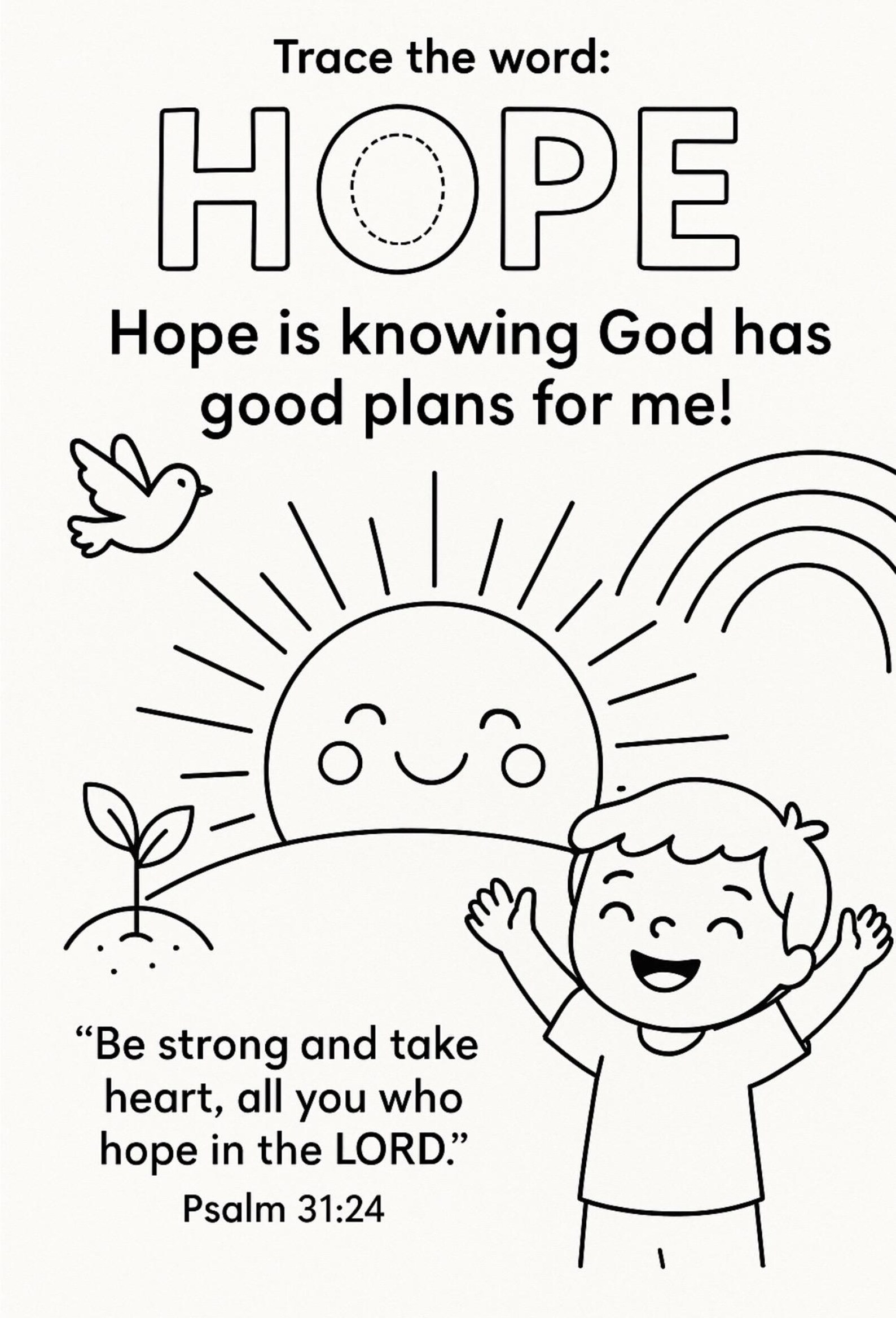 Fruits of the Spirit Coloring Pages: Christian Preschool Tracing ...