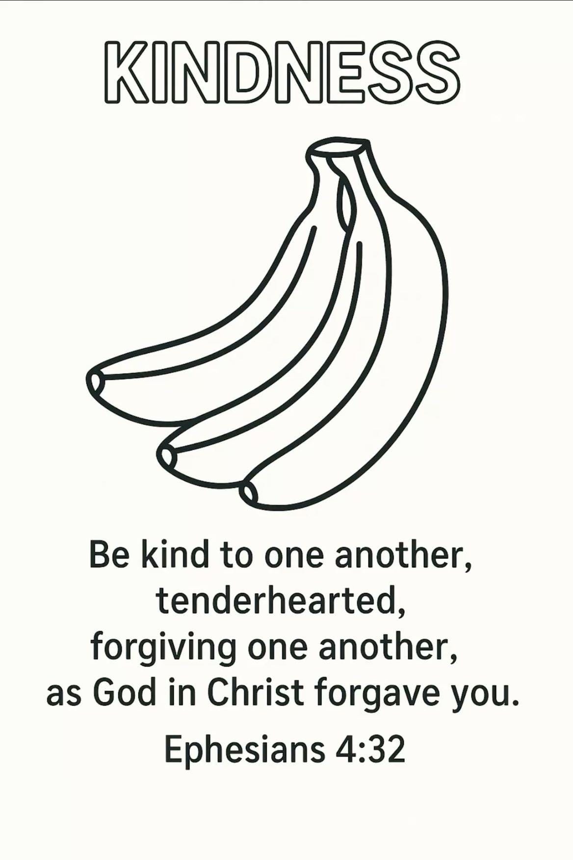 Fruits of the Spirit Coloring Pages & Activity Book for Kids ...