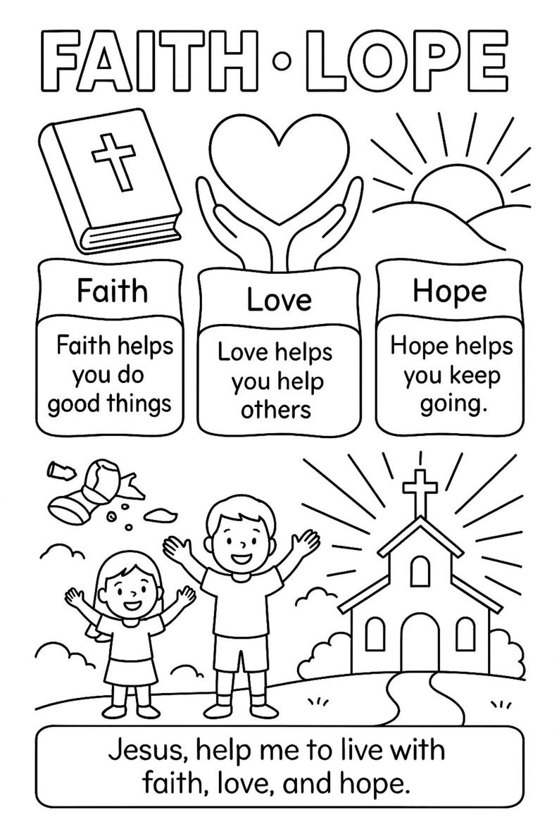 Fruits of the Spirit Coloring Page | Galatians 5:22-23 Bible Activity ...