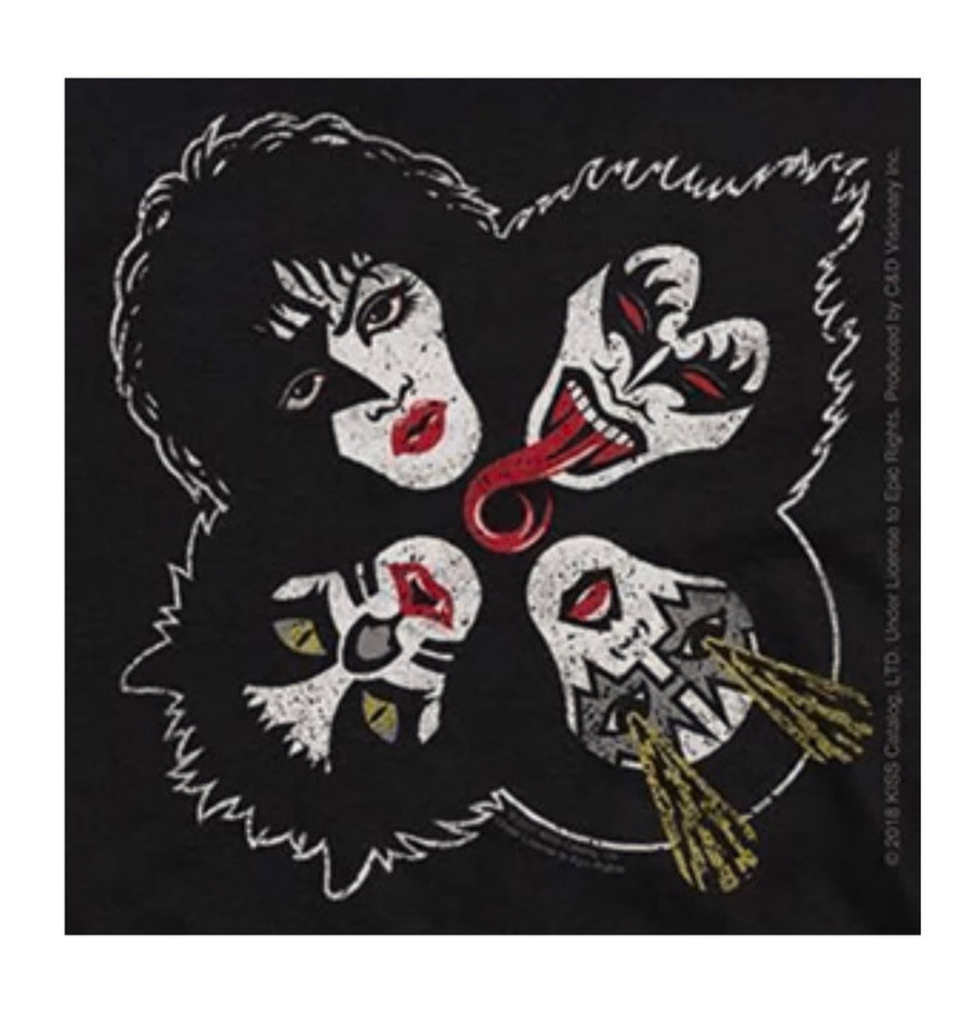 KISS Rock and Roll Over Sticker K007S - Etsy