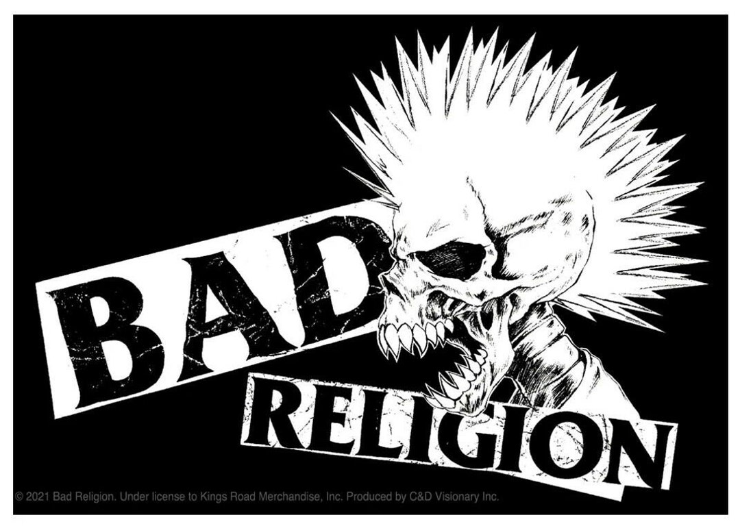 Bad Religion Official Sticker Decal B008S Circle Jerks Black Flag - Etsy