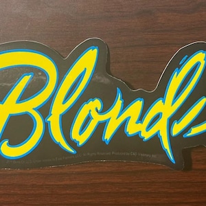 Blondie Logo Sticker B002S - Etsy
