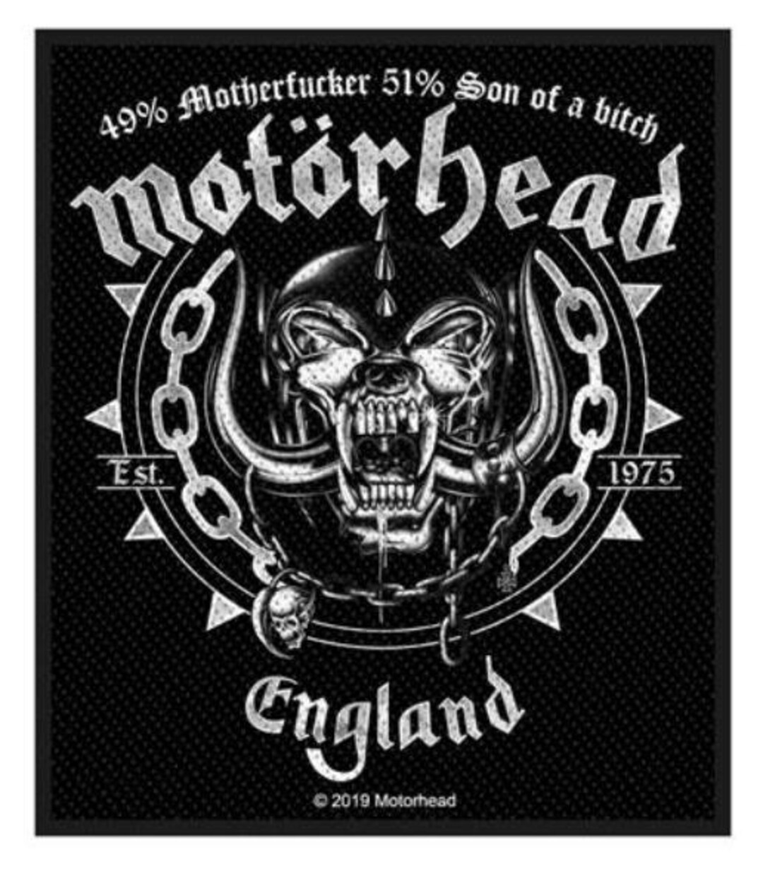 Motorhead England Woven Patch M118P - Etsy