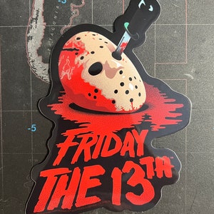 Friday the 13th Horror Sticker F010S - Etsy