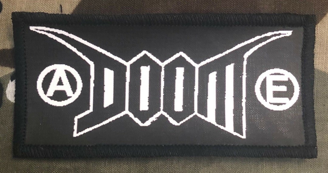 Doom Crust Punk Logo Sublimated Printed Patch D042P - Etsy