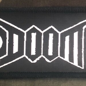Doom Crust Punk Logo Sublimated Printed Patch D042P - Etsy