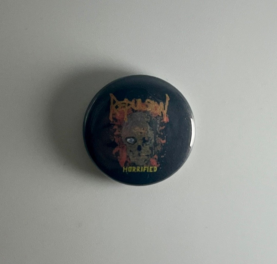 Repulsion Horrified Grindcore 1 Button Badge Pin R020p - Etsy
