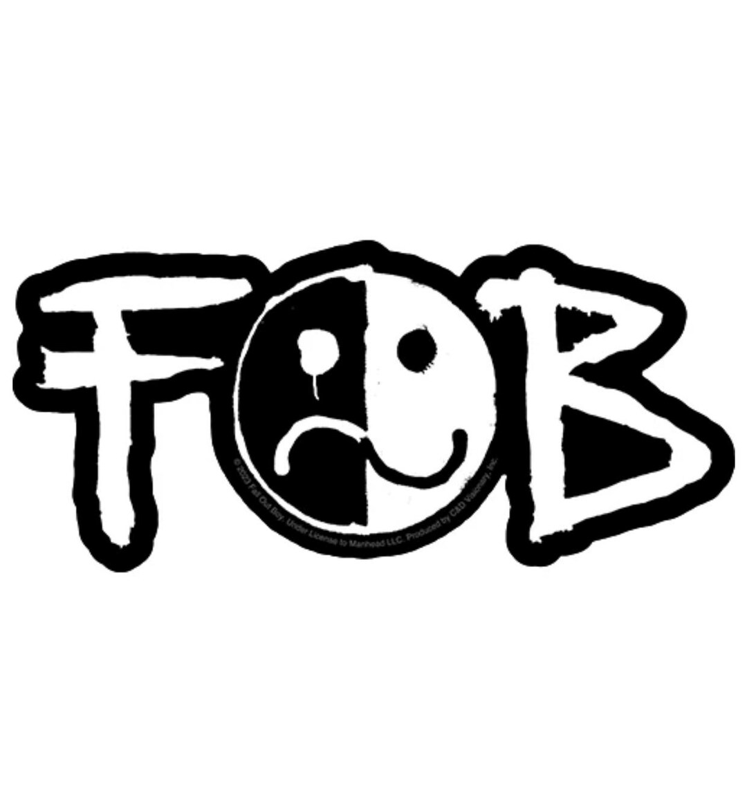 Fall Out Boy Logo Official Sticker F012S - Etsy