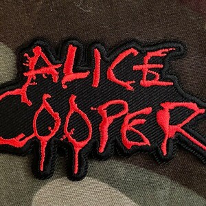 Alice Cooper Logo Embroidered Patch A092P - Etsy