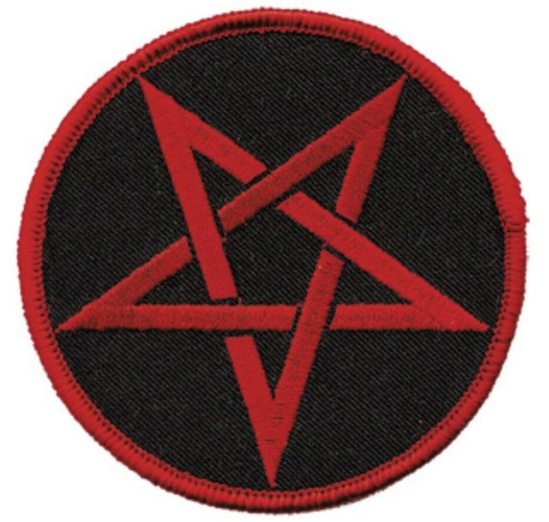 Pentagram Pentacle Embroidered Patch P017P - Etsy