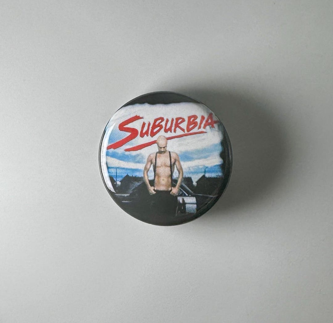 Suburbia Punk Rock T.R. 1.25" Button S013B125 Badge Pin TSOL Vandals DI ...