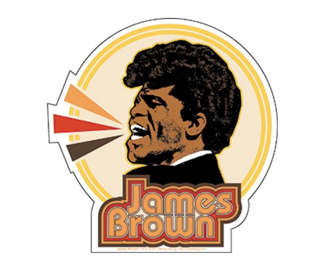 James Brown Sticker B035S Decal - Etsy