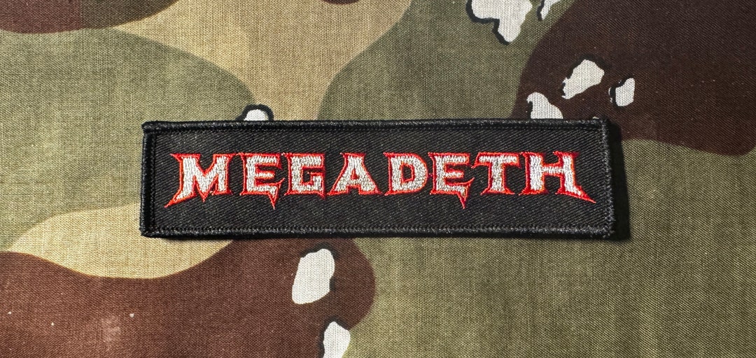 Megadeth Official Logo Embroidered Patch - Etsy