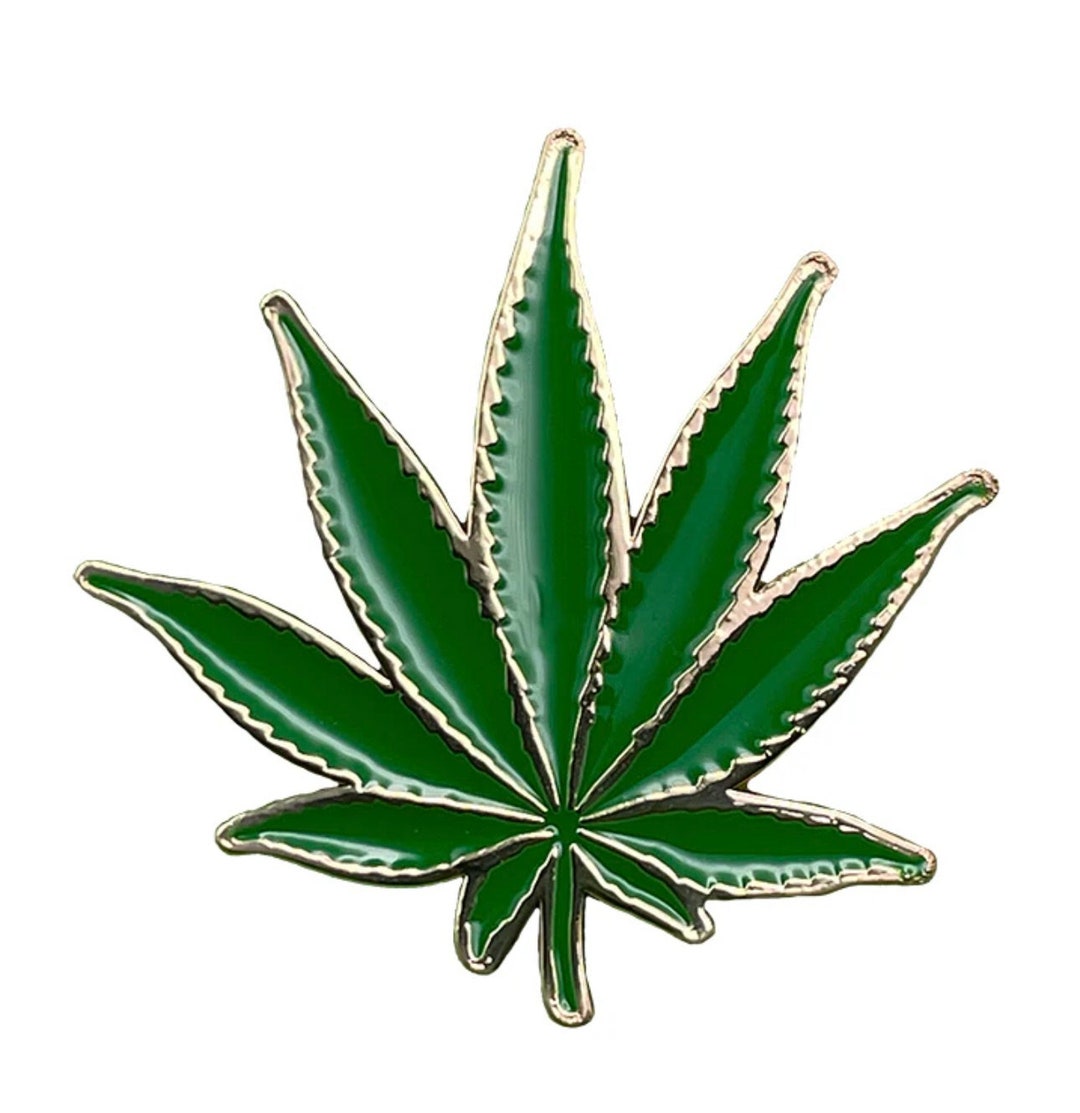 Weed Marijuana Leaf Pot 420 Enamel Lapel Pin W002PC - Etsy
