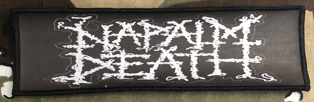 Napalm Death Logo Large Super Strip Sublimated Printed Patch N015P - Etsy