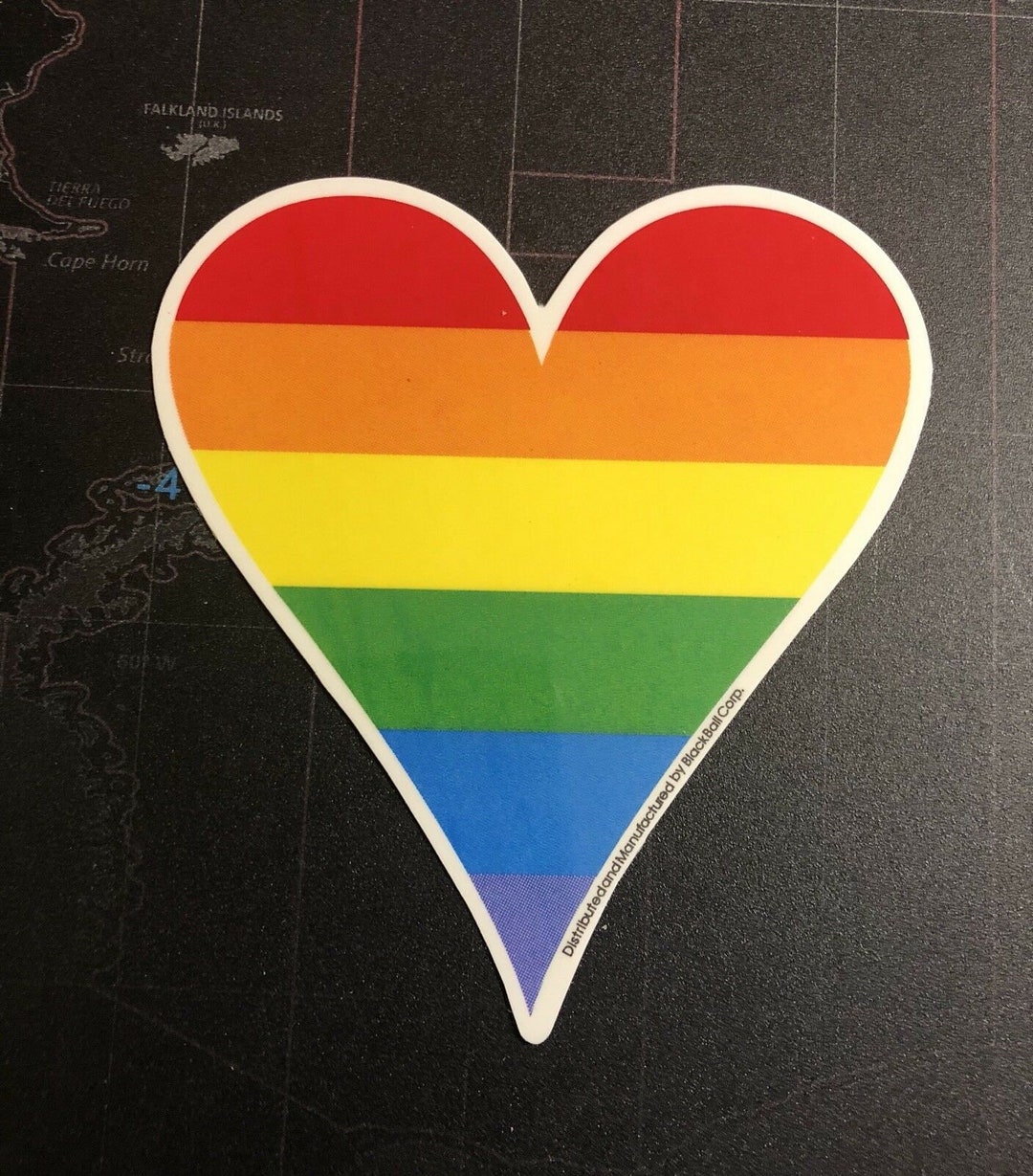 Pride Heart LGBTQ Vinyl Sticker P003S - Etsy