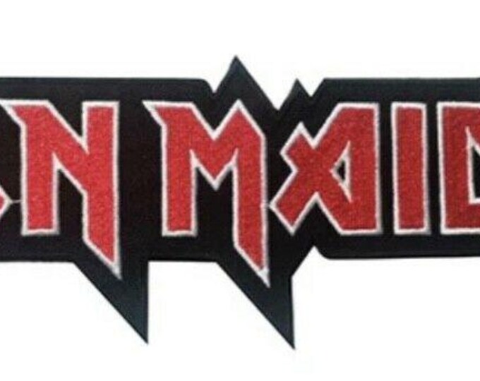 Iron Maiden Official Logo Embroidered Back Patch I059P - Etsy