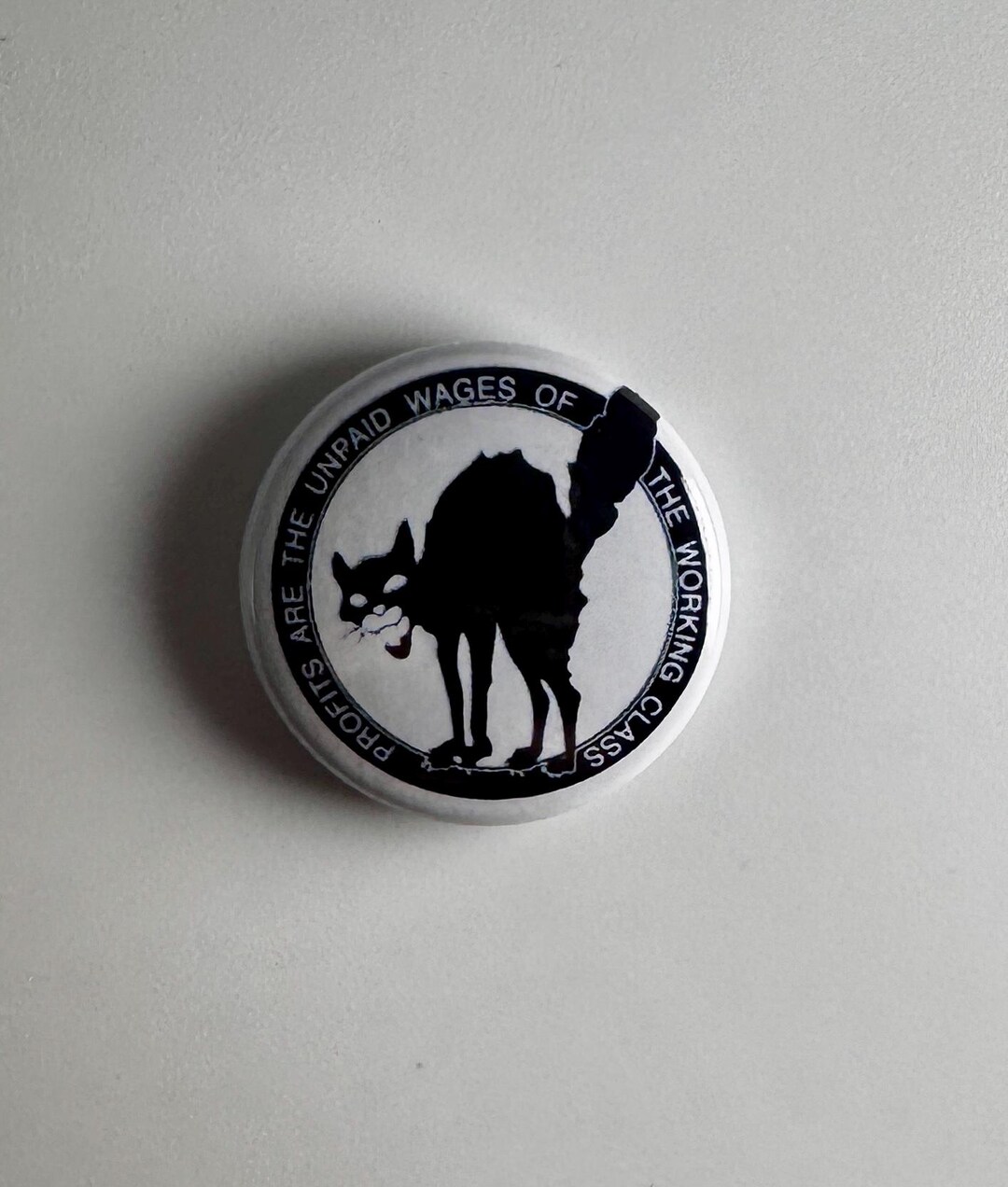 Sabo Cat Tabby IWW 1" Button S048B Badge Pin - Etsy