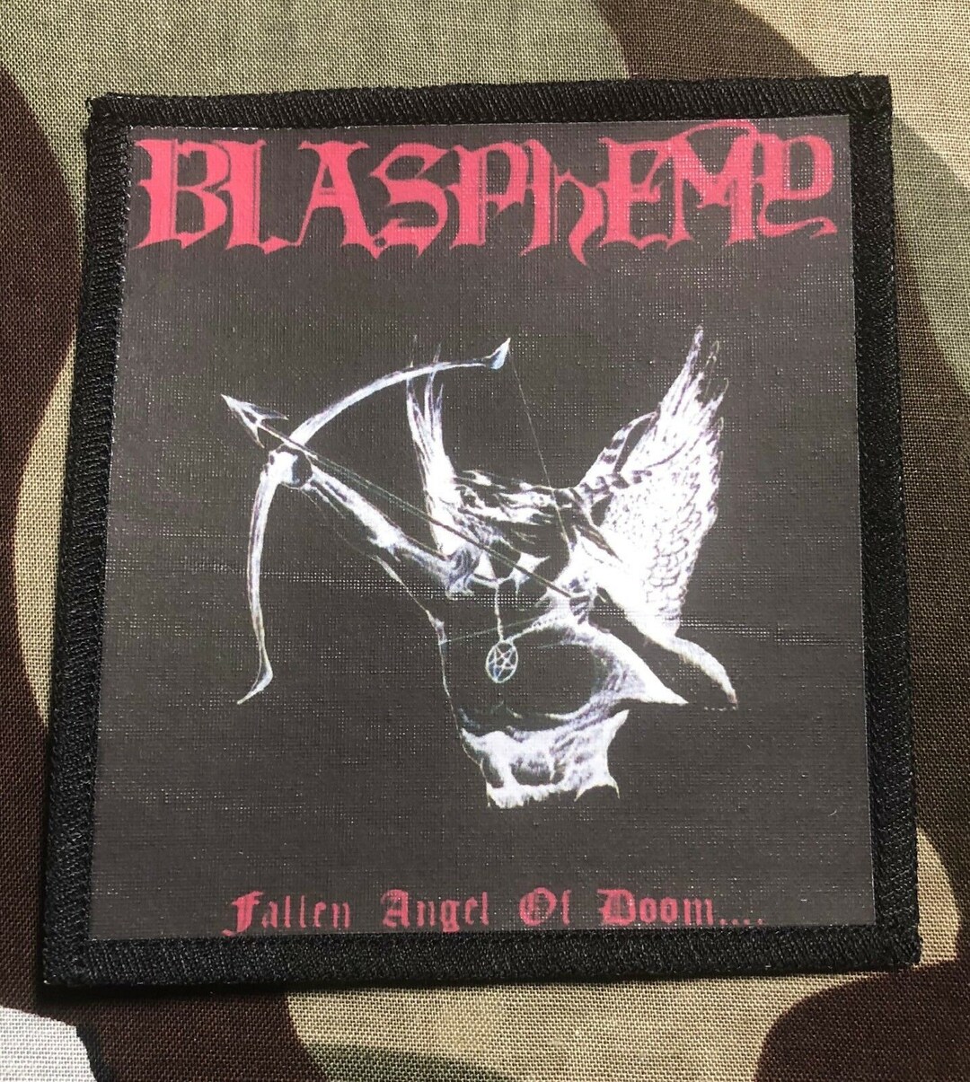 Blasphemy Fallen Angel of Doom Sublimated Printed Patch B030P - Etsy