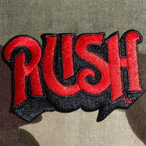Rush Logo Embroidered Patch R012P - Etsy