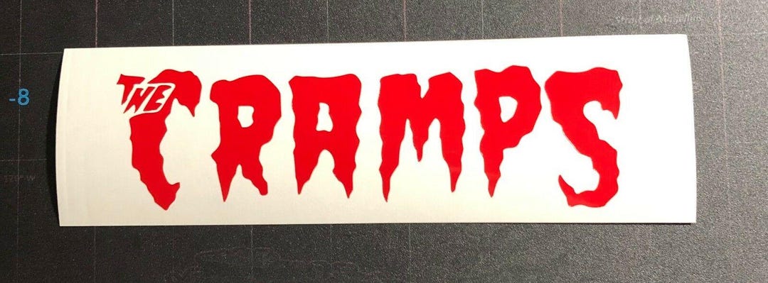 The Cramps Vinyl Transfer Rub on Sticker C006S - Etsy